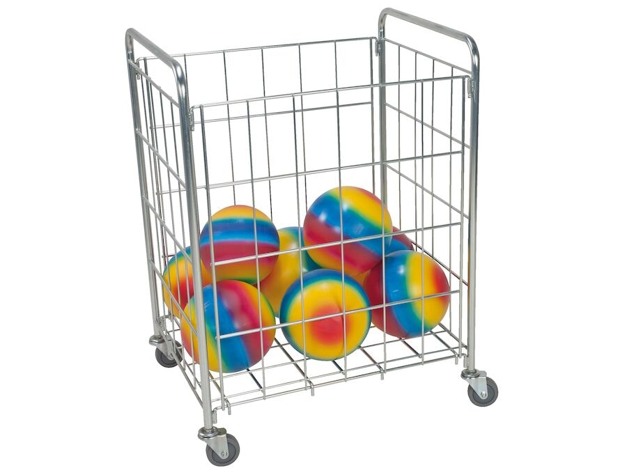 Boldvogn til bolde - Fodbold opbevaring til fodbolde - Vogn stål